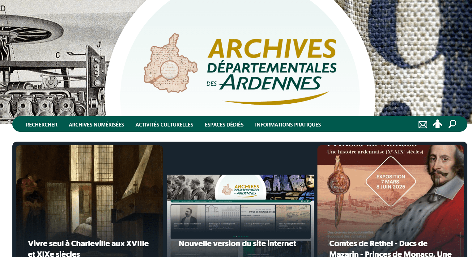 Archives des Ardennes nouveau site en ligne - Archiveenligne.fr